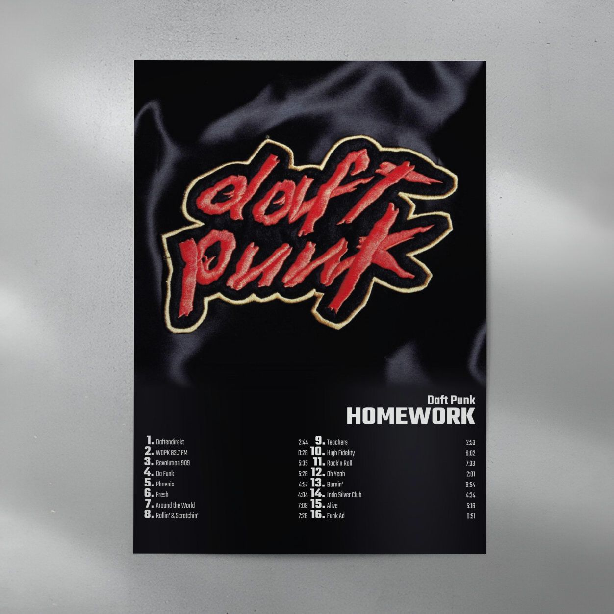 Daft Punk - Homework | Album Cover Poster